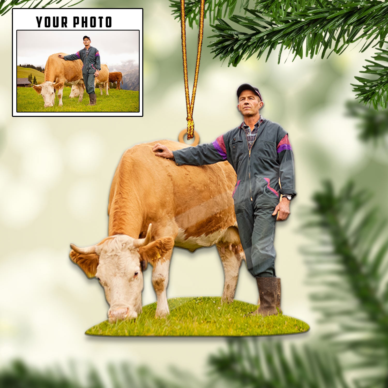 Joycorners Farm Custom Image Ornament – Joy Corner