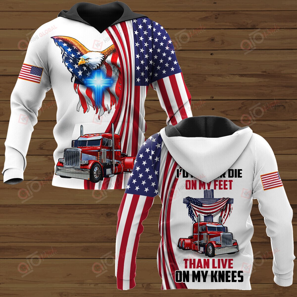 Joy corners Us Truckers Hoodie – Joy Corner